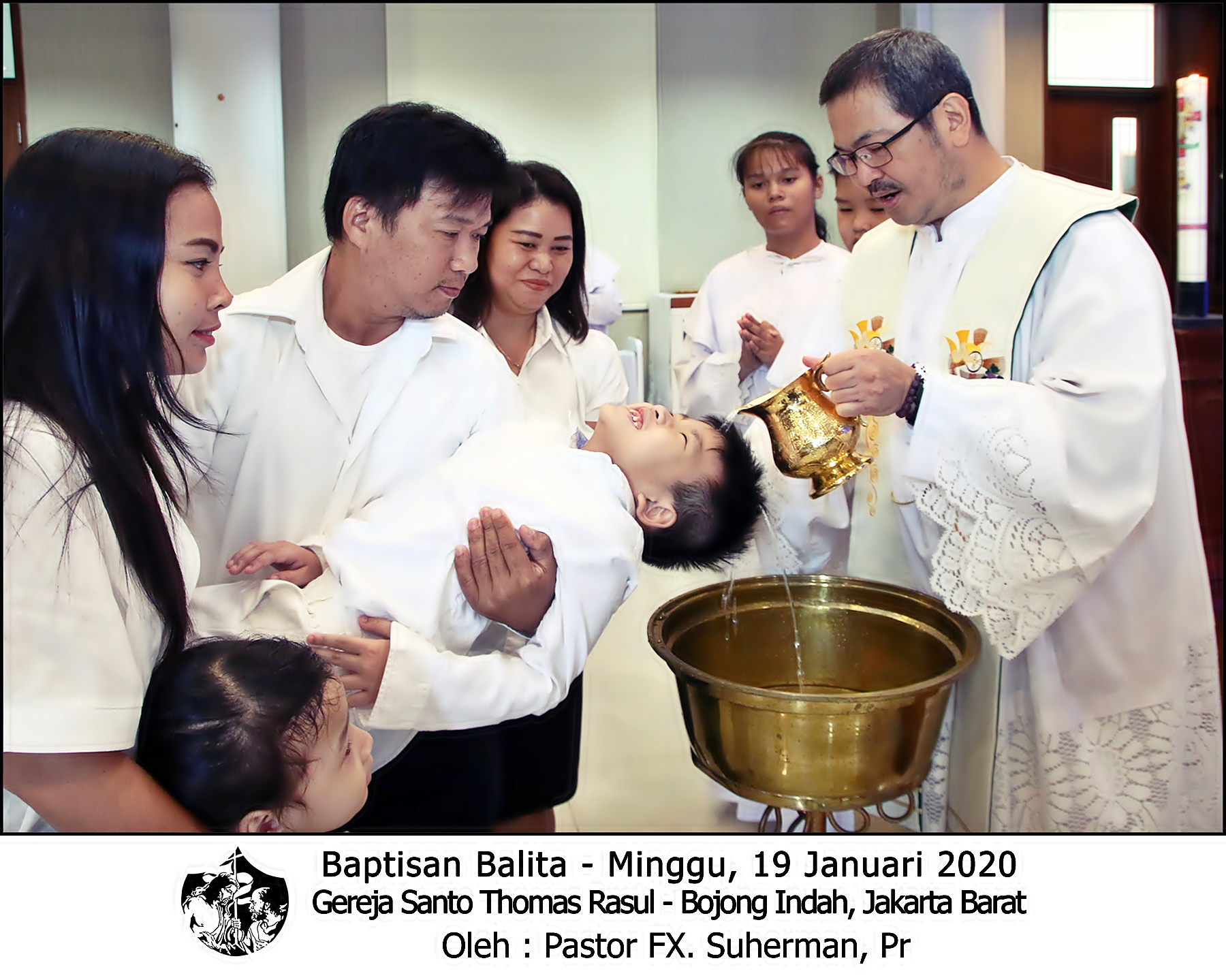 Baptisan Balita Januari 2020 – Paroki Bojong Indah